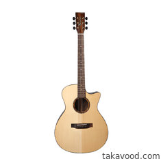 China Takavood Folk Guitar 41 inch Acoustic Guitar Spruce Top Guitars Cutaway Guitar supplier