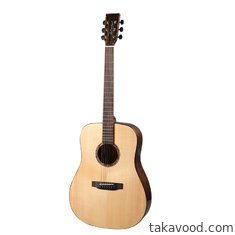 China Takavood Folk Guitar 41 inch Acoustic Guitar Spruce Top Guitars Walnut Back & Side supplier