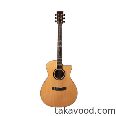 Takavood Folk Guitar 41 inch Acoustic Guitar Solid Cedar Top Guitars supplier