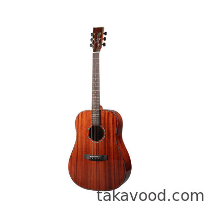 Takavood Folk Guitars 41 inch Acoustic Guitar Solid Mahogany Guitars Wood Acoustic Guitar supplier