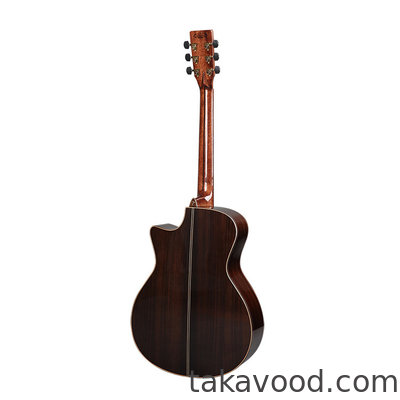 Takavood Folk Guitar 41 inch Acoustic Guitar Spruce Top Guitars Cutaway Guitar supplier