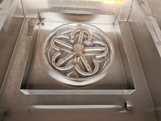 Good quality Stainless Steel Fountain Gas Water Fire Bowl For Swimming Pool