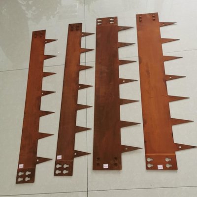Christmas corten steel lawn edging garden bed landscape edging