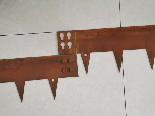 Christmas corten steel lawn edging garden bed landscape edging