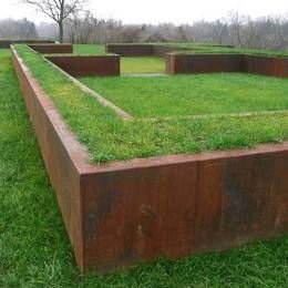 flexible corten steel raised bed edging metal garden landscape lawn border