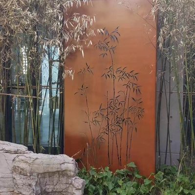 High quality corten steel wall panels used for garden screen fence