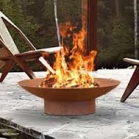 High quality corten-a steel fire bowl & round fire pits for outdoor warming