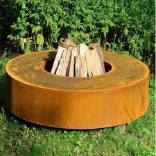 High quality corten-a steel fire bowl & round fire pits for outdoor warming
