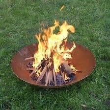 hand forged Rusty corten weathering steel outdoor/garden large fire pits