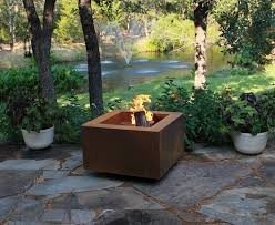 hand forged Rusty corten weathering steel outdoor/garden large fire pits
