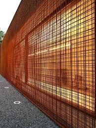 bamboo corten indoor screens & room dividers by laser cutting