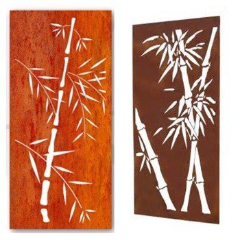 architectural rustic decorative metal outdoor screens