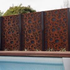 stainless steel metal partition screen wall art laser cut corten steel partition screens