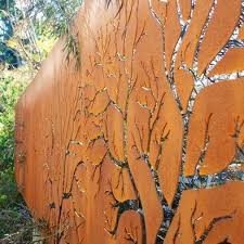 Free style decorative laser cut corten steel metal chinese screen patterns