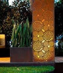 Modern Design Laser Cut Corten Steel Garden Screens for Decoration