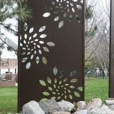 Decorative Metal Screen Corten Laser Cut Garden Screen Laser Cut Outdoor Metal Screen