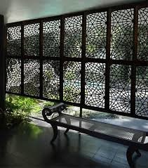 chinese antique metal decorative outdoor folding screen
