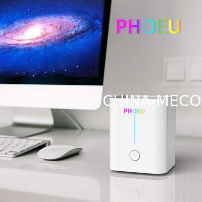 Mini purifier and air sterilizer with UVC LED disinfection and active carbon PM2.5 purification photocatalysis and UVC