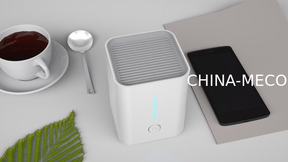 Mini purifier and air sterilizer with UVC LED disinfection and active carbon PM2.5 purification photocatalysis and UVC