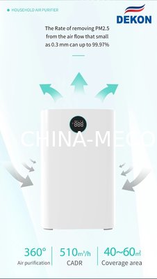 PM2.5 air purifier and bacterial killing purilizer, air purifier and air sterilizer units UVC and HEPA double clean