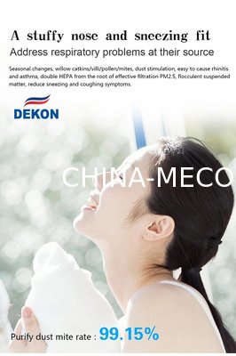600CMH HEPA H14 PM2.5 Filtration air purifier with UVC air sterilizer and dininfection digital display touch control