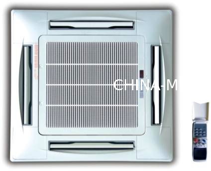 Chilled water 4 way ceiling concealed cassette type fan coil units-200CFM 4 TUBE