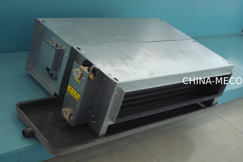 Water chilled ceiling concealed duct type fan coil unit-200CFM 4tubes