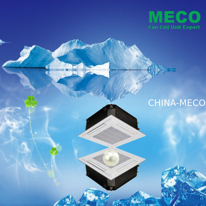 Chilled Water Fan Coil cassette type 2 pipe system 1000CFM 3TR cooling capacity