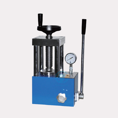 Laboratory 15T hydraulic manual powder pellet press machine with optional safety cover