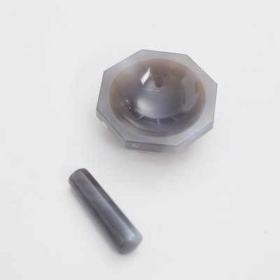Top A degree Natural agate mortar and pestle with ID range from 40 to 320mm , factory price in stock for sale