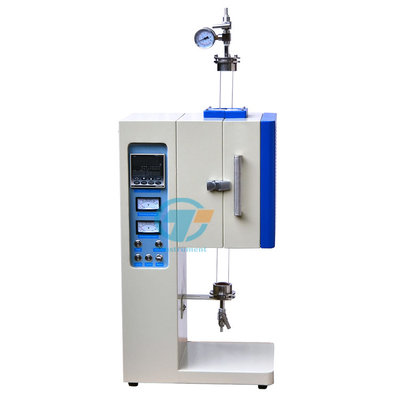 1200c laboratory split type vertical tube furnace wih quartz tube for quenching