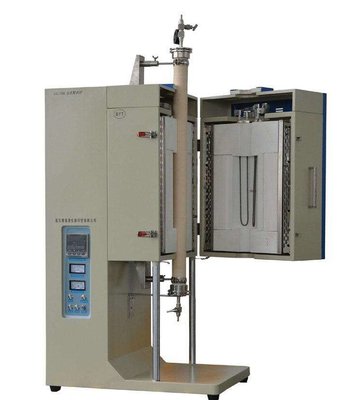 1200c laboratory split type vertical tube furnace wih quartz tube for quenching