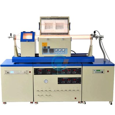 1200C (Plasma Enhanced Chemical Vapor Deposition) PECVD Split Tube Furnace System with MFC Gas Delivery & Vacuum Pump