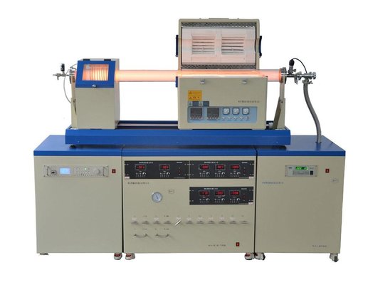 1200C Sliding RTP tube furnace for fast heating & cooling heat treatment process , CVD graphene tube furnace