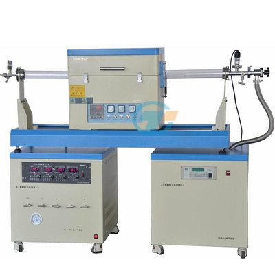 1200C Sliding RTP tube furnace for fast heating & cooling heat treatment process , CVD graphene tube furnace