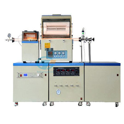 1200C Slid-able Multi Zone PECVD Tube Furnace system with 4 Channel Gas Delivery, PECVD  furnace system