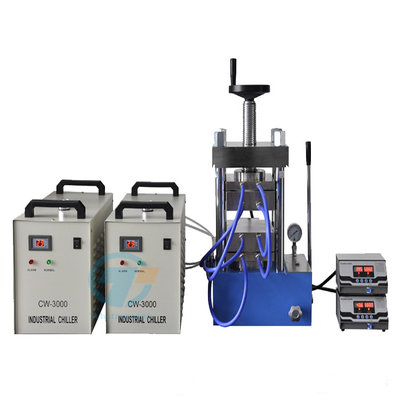 500C 60 T Hydraulic Laminating Hot Flat Press Machine ( 180 x 180MM area) with Dual heating platens