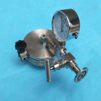 Tube Furnace used Hinged Type Vacuum Sealing Assembly Flange with KF25 Vacuum Port & 1/4" thermocouple Feedthrough