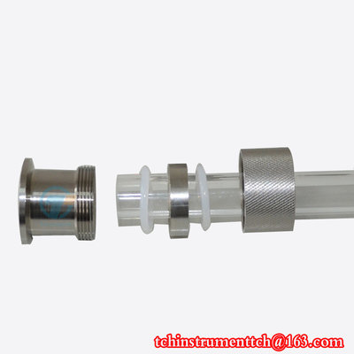 Adapter KF-50 to 2 in. I.D. Quick Coupling Compression Port, ISO-KF Flange Size NW-50, Stainless Steel