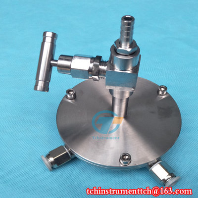 Water Cooling Sealing Flange with KF25 Adapter and Barbed Hose Fitting for Alumina Quartz Tube Furnace TCH-FG-WC