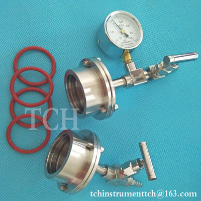 SS quartz alumina tubes flange for 50mm OD tube vacuum furnace, vacuum sealing assembly flange