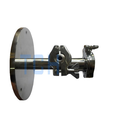 customizable KF-D25 High Vacuum flange with an extra KF-D16 fitting for furnace