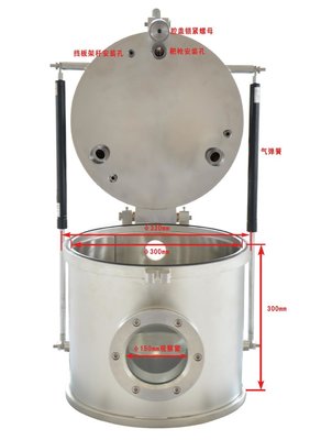 Combinatorial Plasma Sputtering Coater with Three 2'' magnetron Sputtering Sources and RF/DC Power Supplies - VTC-600-3H