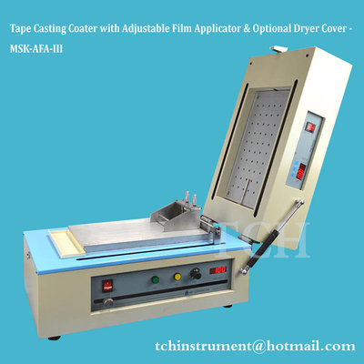 Compact Tape Casting Coater w/ Vacuum Chuck, Film Applicator & Optional Heater up to 120ºC - MSK-AFA-III