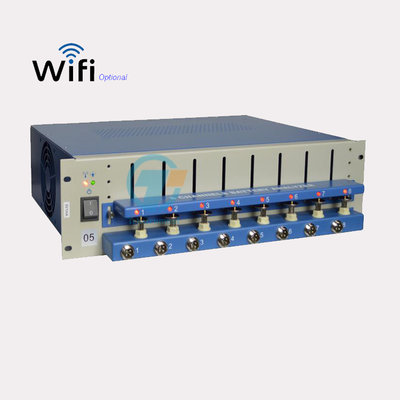 8 Channel Battery Analyzer (0.005 -1 mA, upto 5V) w/ Cell Holder, Laptop Software & Optional WIFI Control - BST8-WA