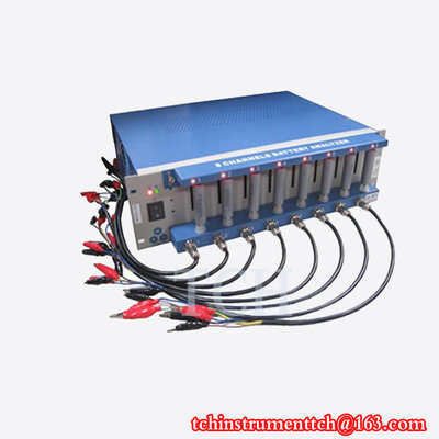 8 Channel Battery Analyzer (0.02 -10 mA, upto 5V) w/ Cell Holder, Laptop Software & Optional WIFI Control - BST8-MA