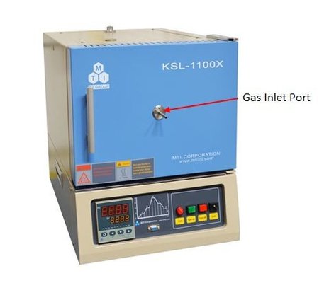 1200°C Muffle Furnace (12x8x5", 7.2L) with Vent Port & Quartz Window (208-240VAC) - KSL-1200X-UL