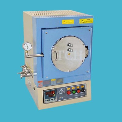 1100°C 7.6 Liter Vacuum Chamber Furnace with feedthrough flange - VBF-1200X-H8