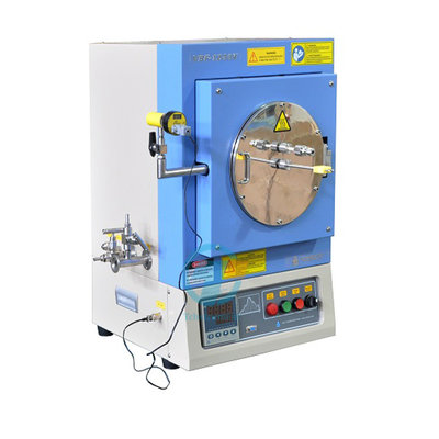 1100°C 7.6 Liter Vacuum Chamber Furnace with feedthrough flange - VBF-1200X-H8