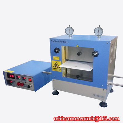 200°C 8"W Hot Rolling Press w/ Digital Pressure Display - ( Ar Gas Compatible ) - MSK-HRP-04B
